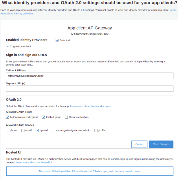 How to Secure AWS API Gateway With Cognito User Pool