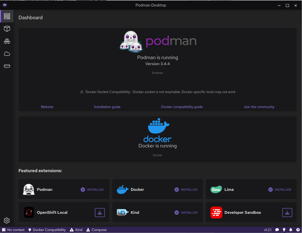Podman Desktop Review